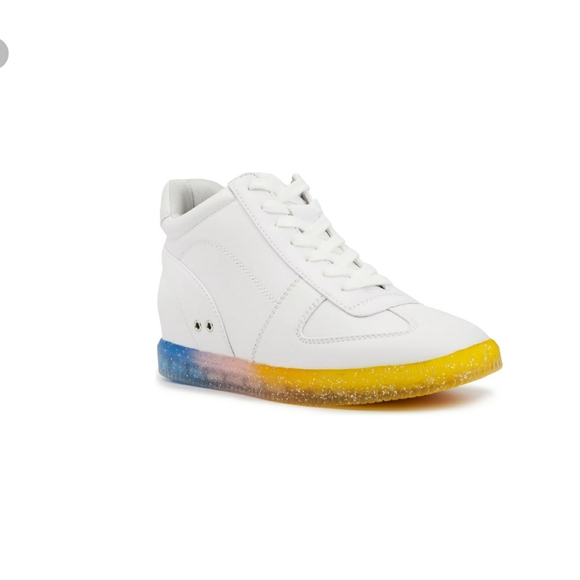 True Craft | Shoes | True Craft Womens Jens Wedge Sneakers 8m 85m White ...